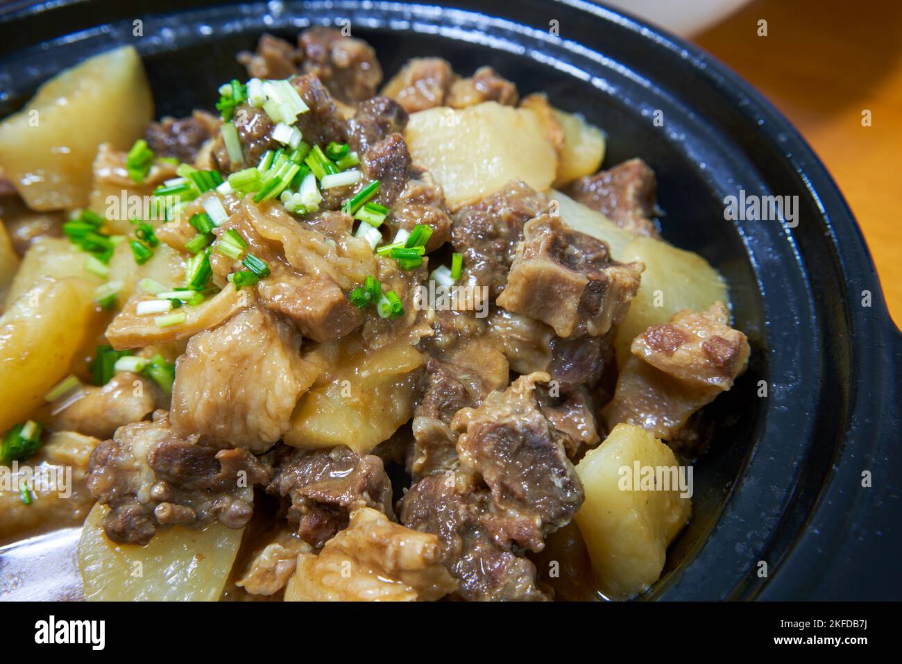A Delicious Beef Brisket Stew with Radish Stock Photo - Alamy