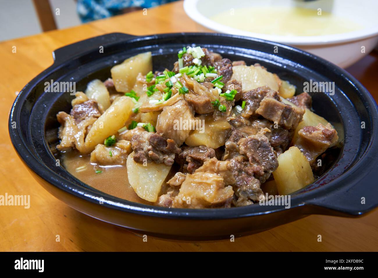 A Delicious Beef Brisket Stew with Radish Stock Photo - Alamy