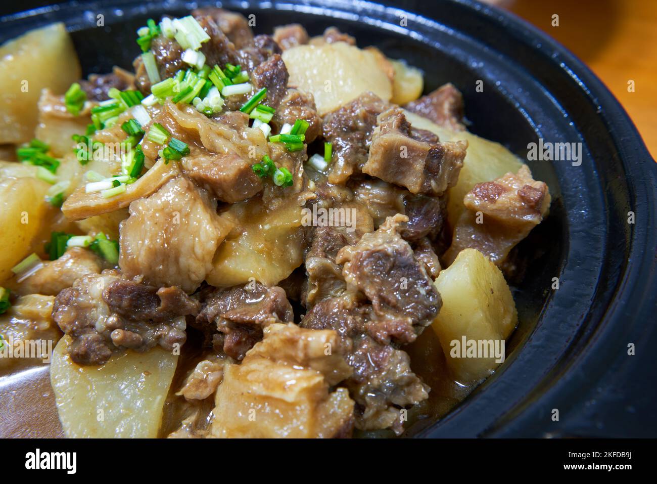 A Delicious Beef Brisket Stew with Radish Stock Photo - Alamy