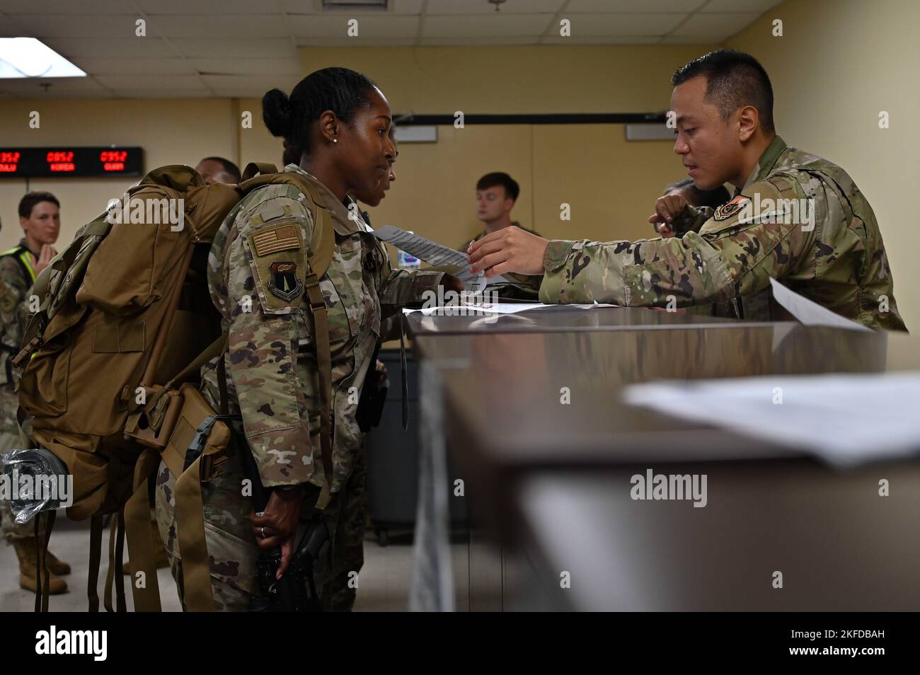 U.S. Air Force Chief Master Sgt. Kenisea Wiley, 36th Contingency ...