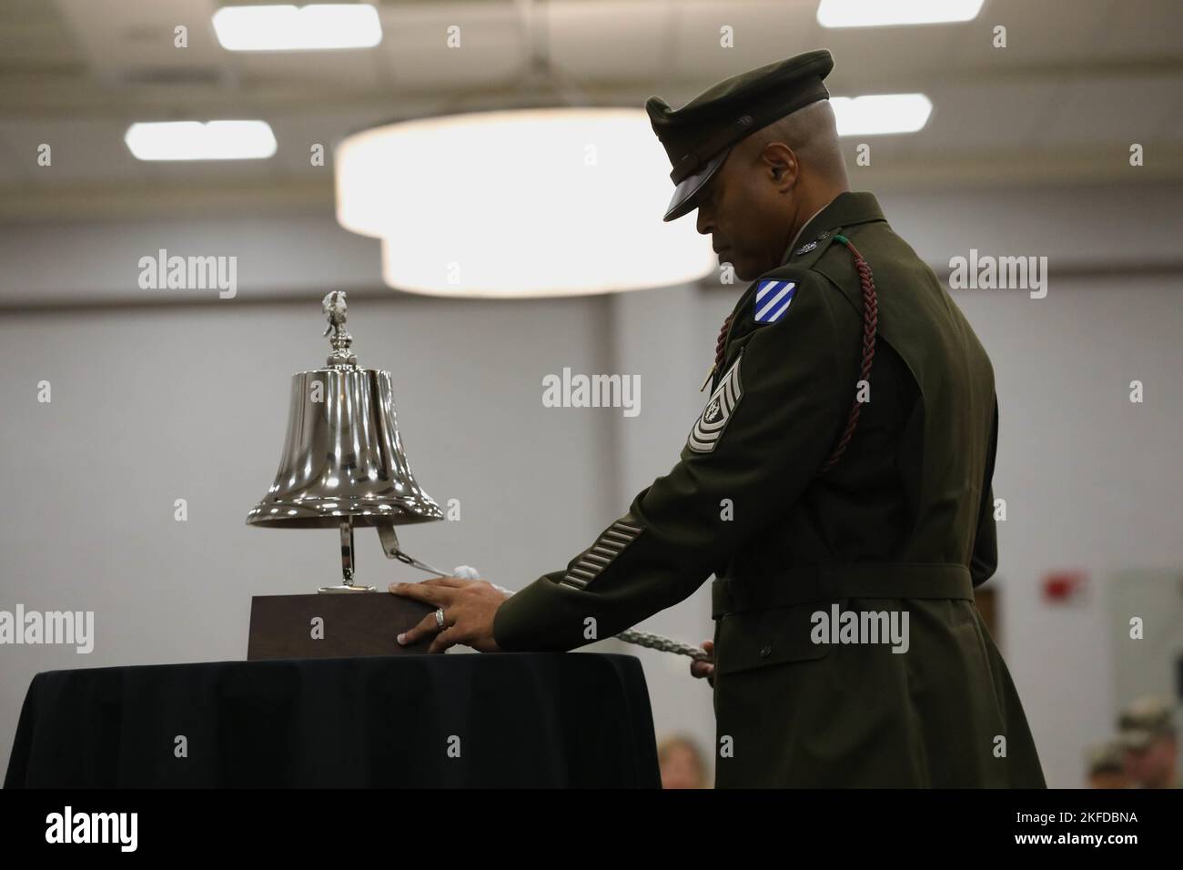 Command Sgt. Maj. Quentin Fenderson, the senior enlisted advisor for ...