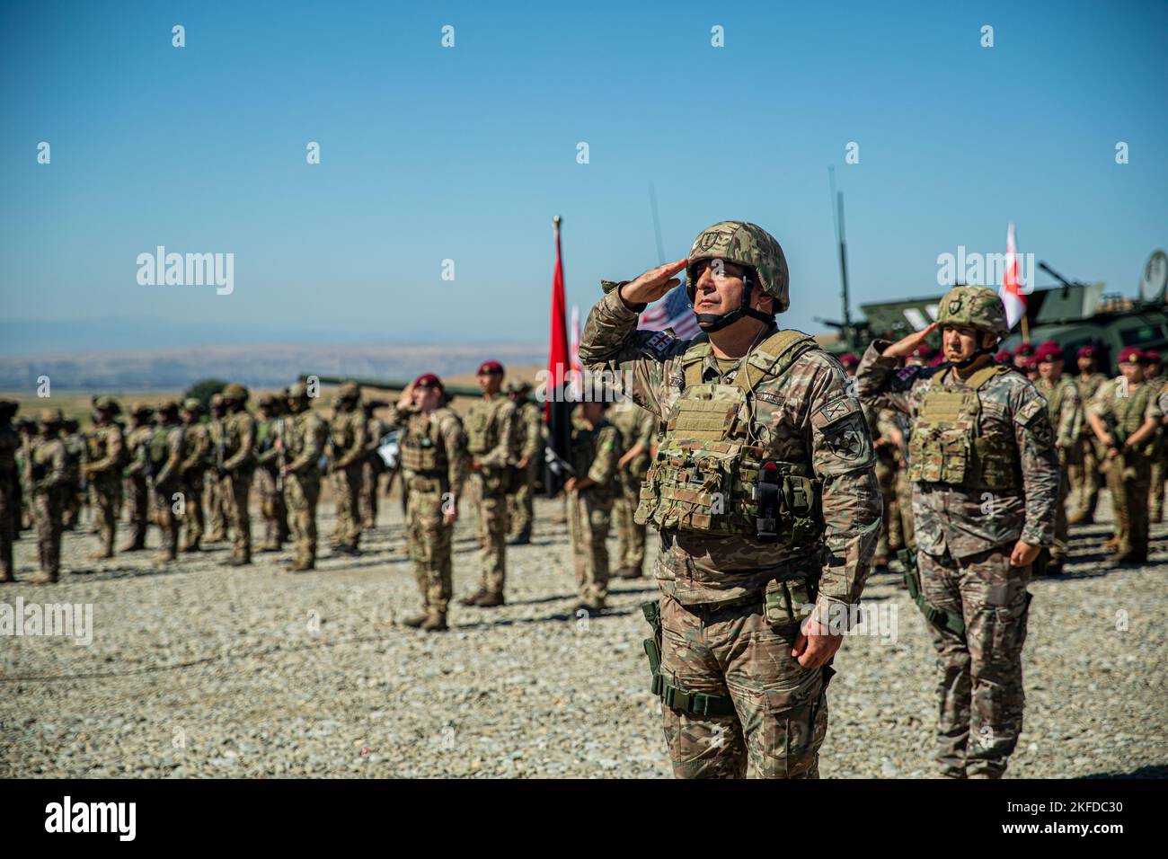 Allied and partnered nations salute the president and prime minister of ...