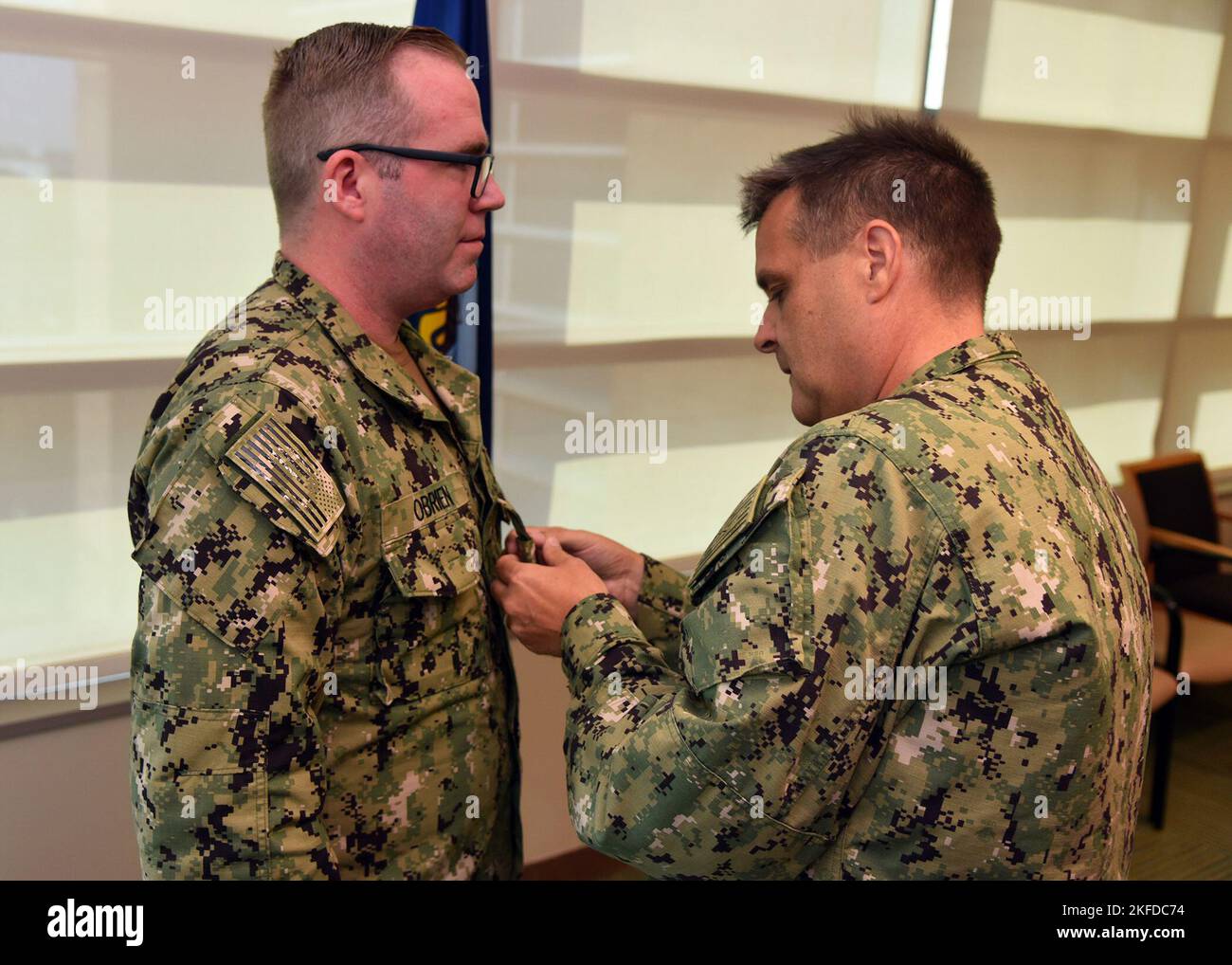 JOINT BASE SAN ANTONIO-FORT SAM HOUSTON – (Sept. 9, 2022) Lt. Cmdr. Brendan O’Brien, of Lake ...