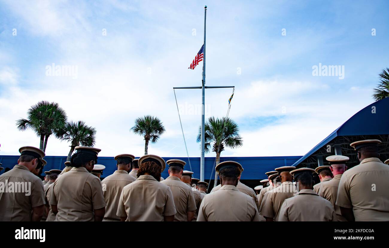 NAVAL STATION MAYPORT, Fla. (Sept. 09, 2022) Sailors attend a 9/11 ...