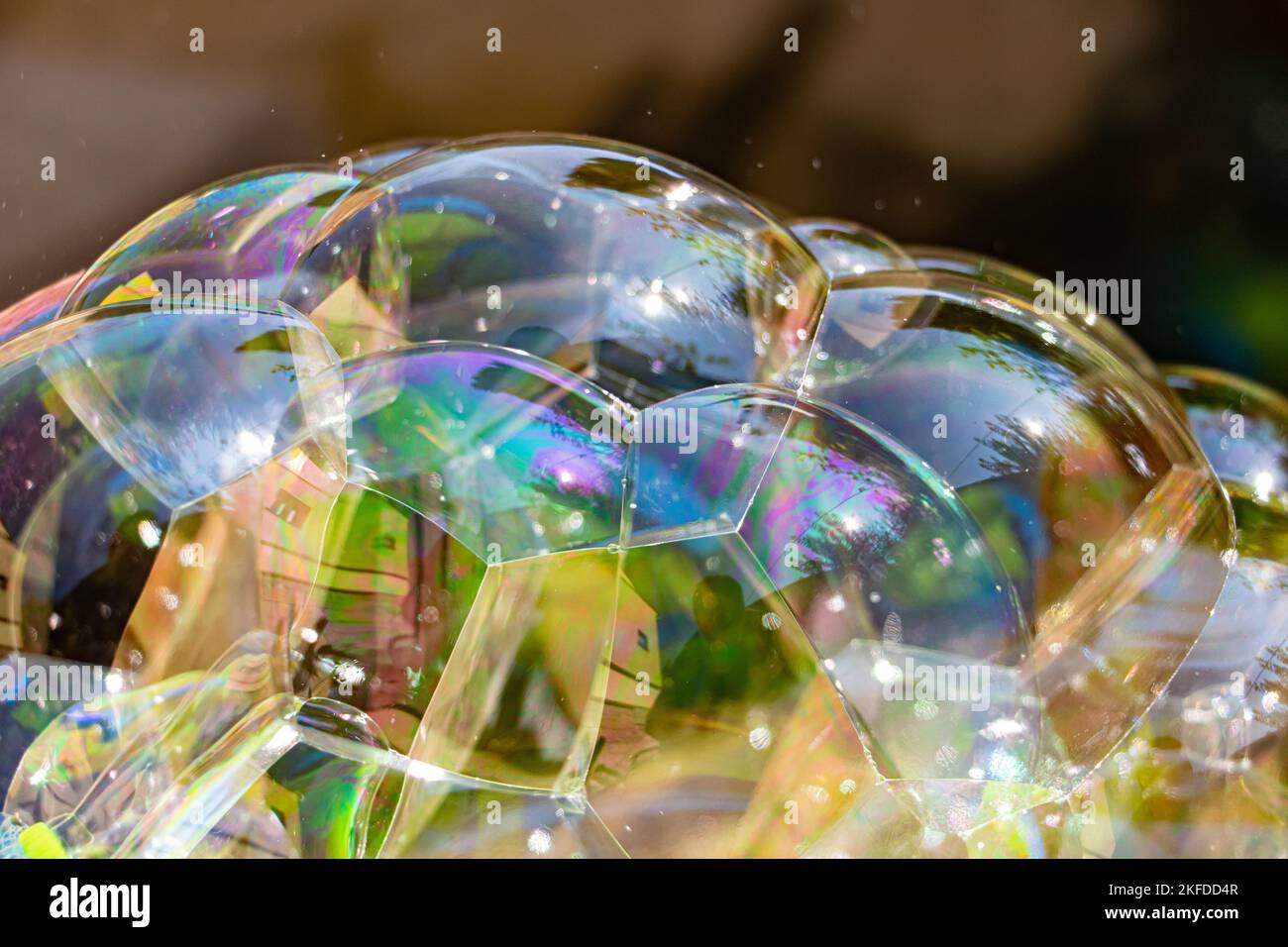 Colorful soap bubbles connected to each other Stock Photo - Alamy Colorful soap bubbles connected to each other Stock Photo - Alamy