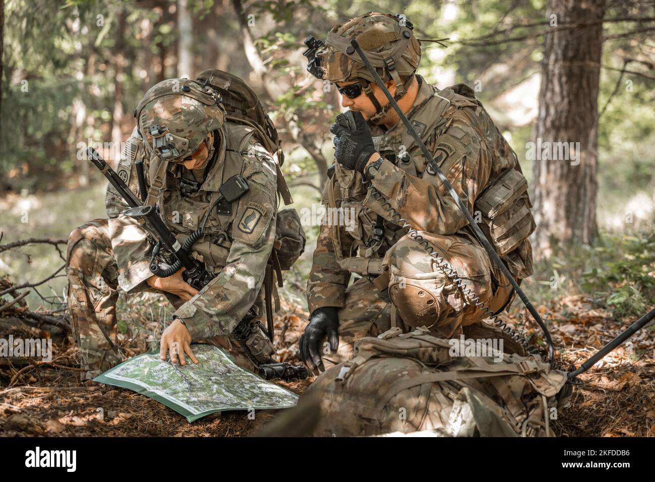 U.S. Soldiers assigned to Comanche Troop, 1st Squadron 91st Cavalry ...