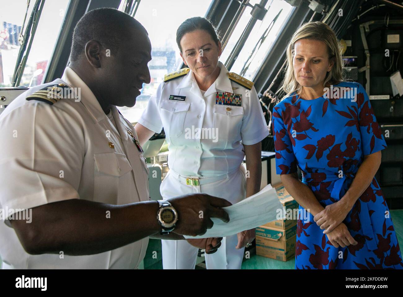 BALTIMORE (Sept. 9, 2022) Rear Adm. Nancy Lacore, Commandant Naval ...