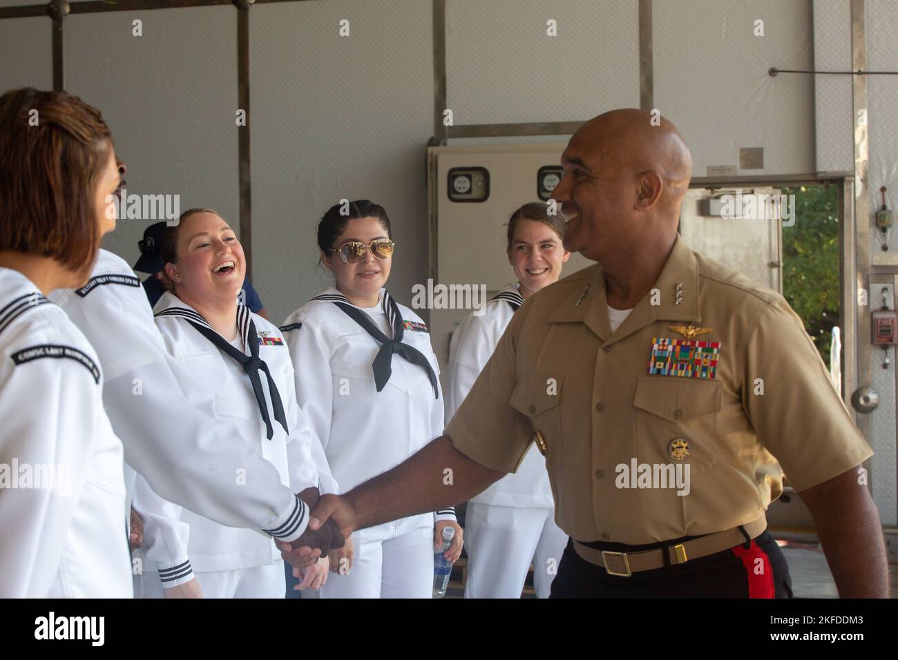 U.S. Marine Corps Lt. Gen. Brian W. Cavanaugh, the commanding general ...