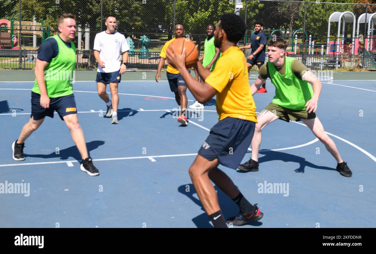BALTIMORE (Sept. 9, 2022) - U.S. Navy sailors and Marines assigned to ...