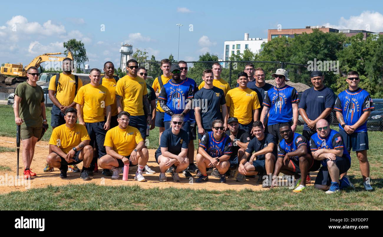 BALTIMORE (Sept. 9, 2022) - U.S. Navy sailors and Marines assigned to ...