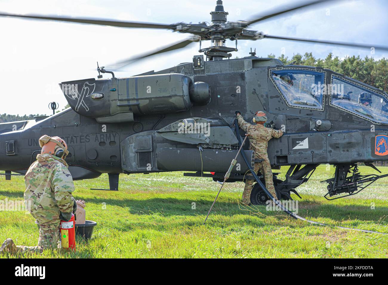 Two Army Petroleum Supply Specialists with the 1-214th General Support ...