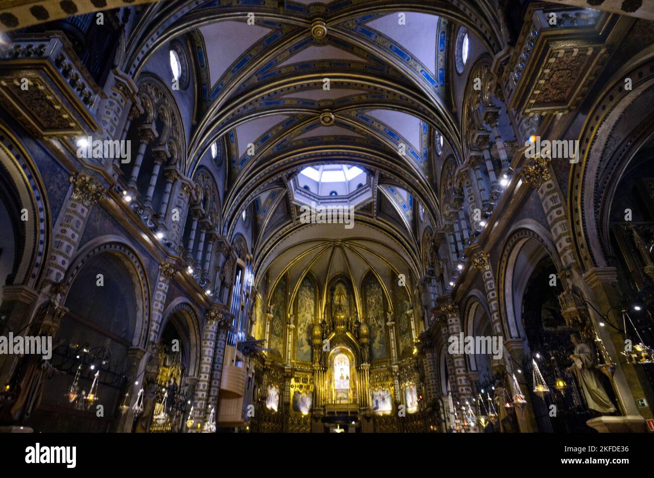 Basilica at montserrat hi-res stock photography and images - Alamy