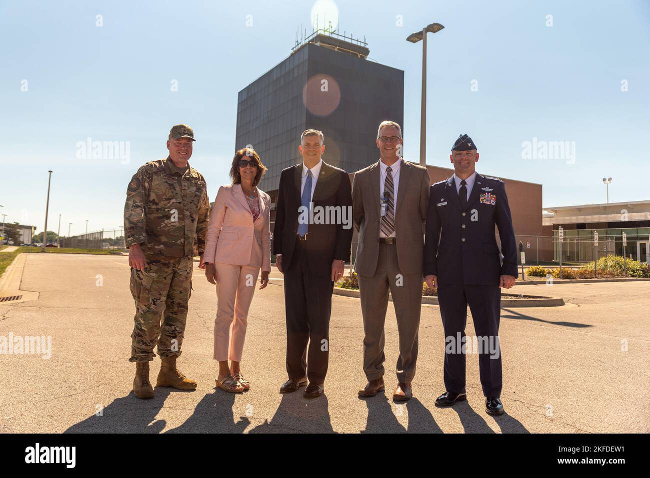 From left, U.S. Air Force Brig. Gen. Daniel McDonough, the Assistant ...