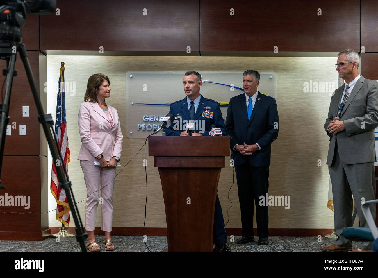 U.S. Air Force Col. Rusty Ballard, the commander of the 182nd Airlift ...