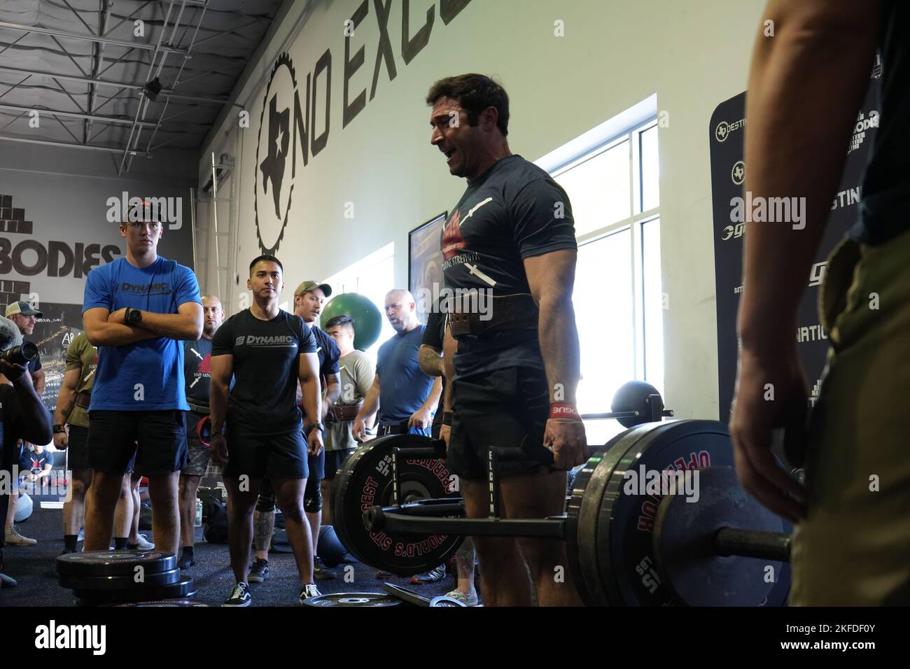 Attendees and participants spectate U.S. Air Force Staff Sgt. Robert ...