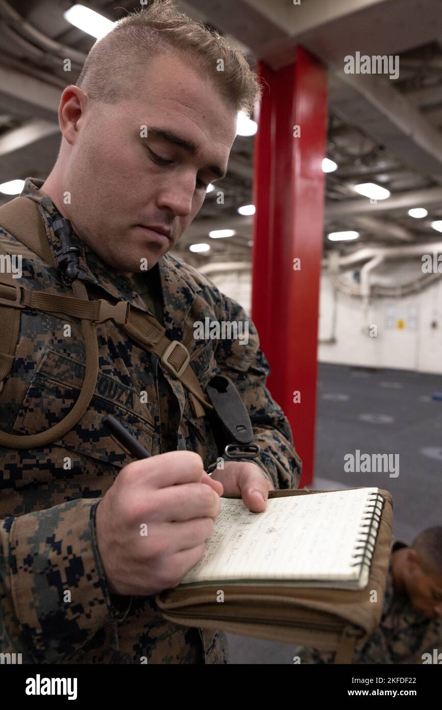 U.S. Marine Corps Lance Cpl. Shelby Souza, an anti-tank missileman with ...