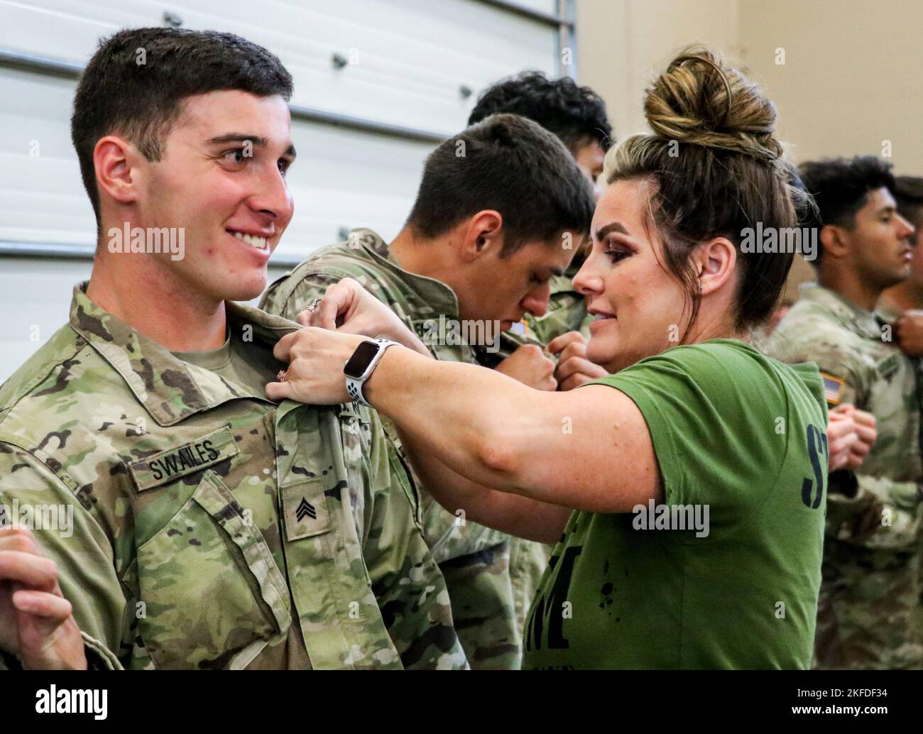 Sgt. Blaik Swailes, a Marion, Iowa, native and motor transport operator ...
