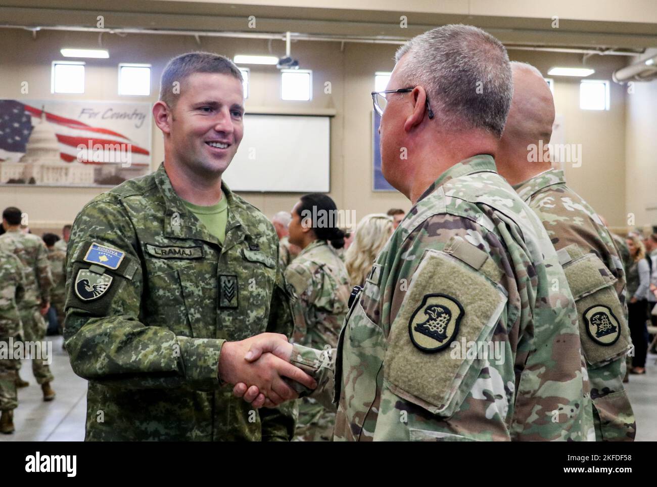 Command Sgt. Maj. Joseph Hjelmstad, command senior enlisted leader of ...