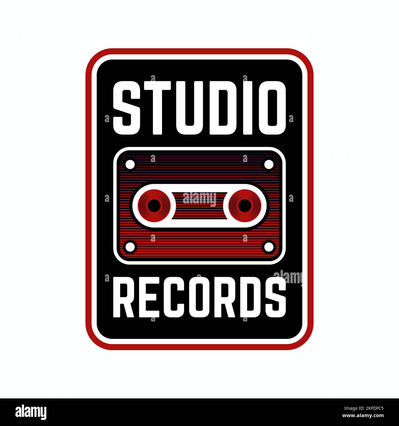 Studio Record Logo Stock Photo - Alamy