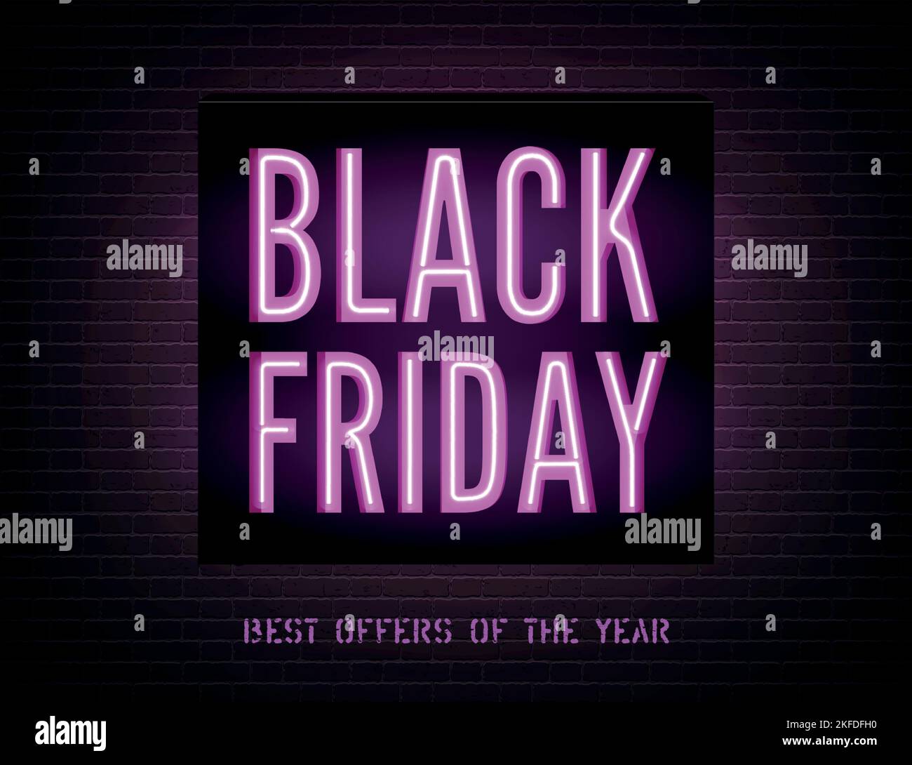 Black friday stylish seasonal clearance advert. Price reduction minimal ...