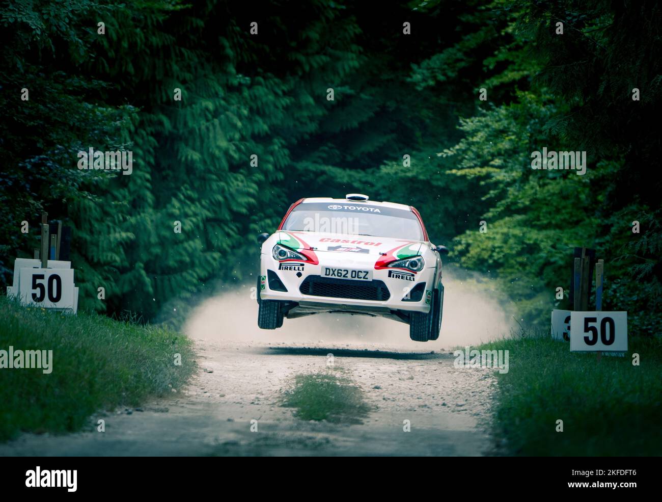 Rally race jump hi-res stock photography and images - Alamy