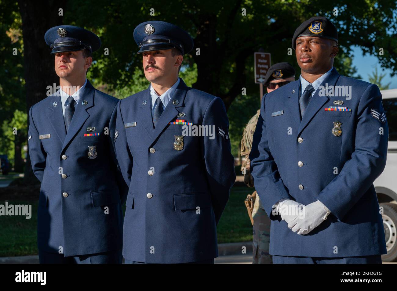 U.S. Air Force Airman Owen Ray and Airman 1st Class Caleb Bertels ...