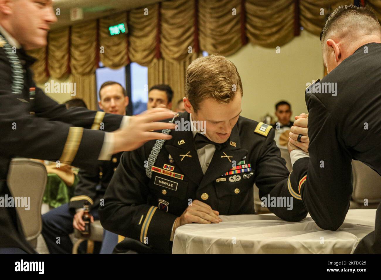 Capt. Liam Manville, assistant operations officer of 2nd Stryker ...