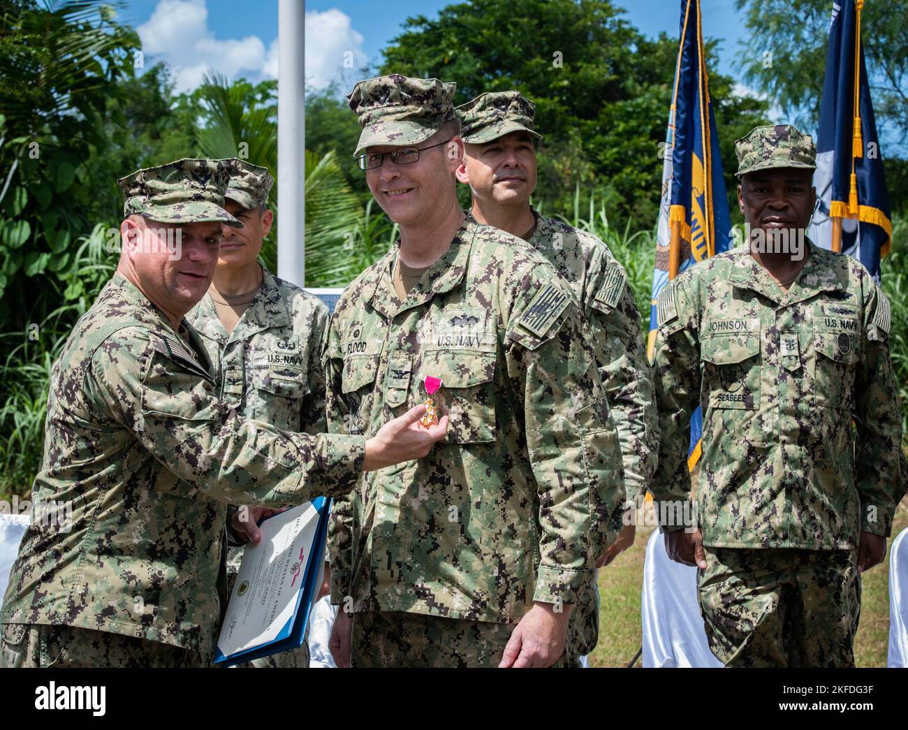 TINIAN, Northern Mariana Islands (Sept. 14, 2022) – Guest speaker Rear ...