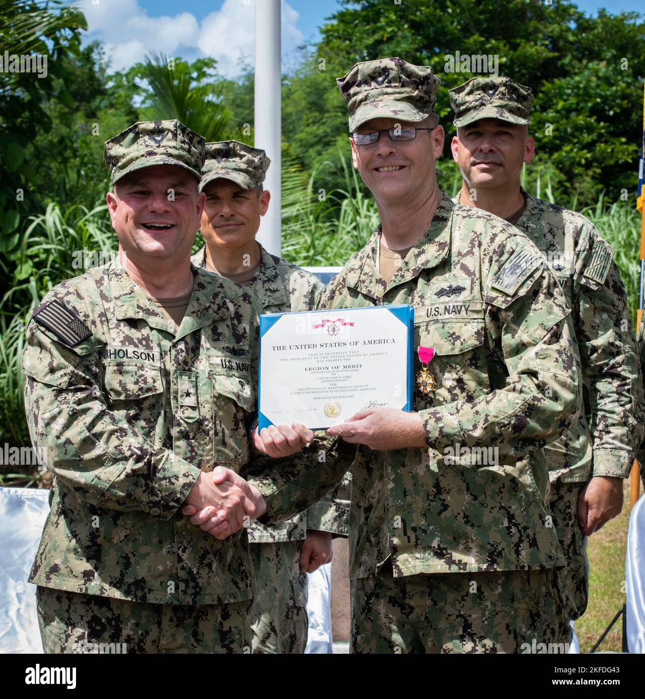 TINIAN, Northern Mariana Islands (Sept. 14, 2022) – Guest speaker Rear ...