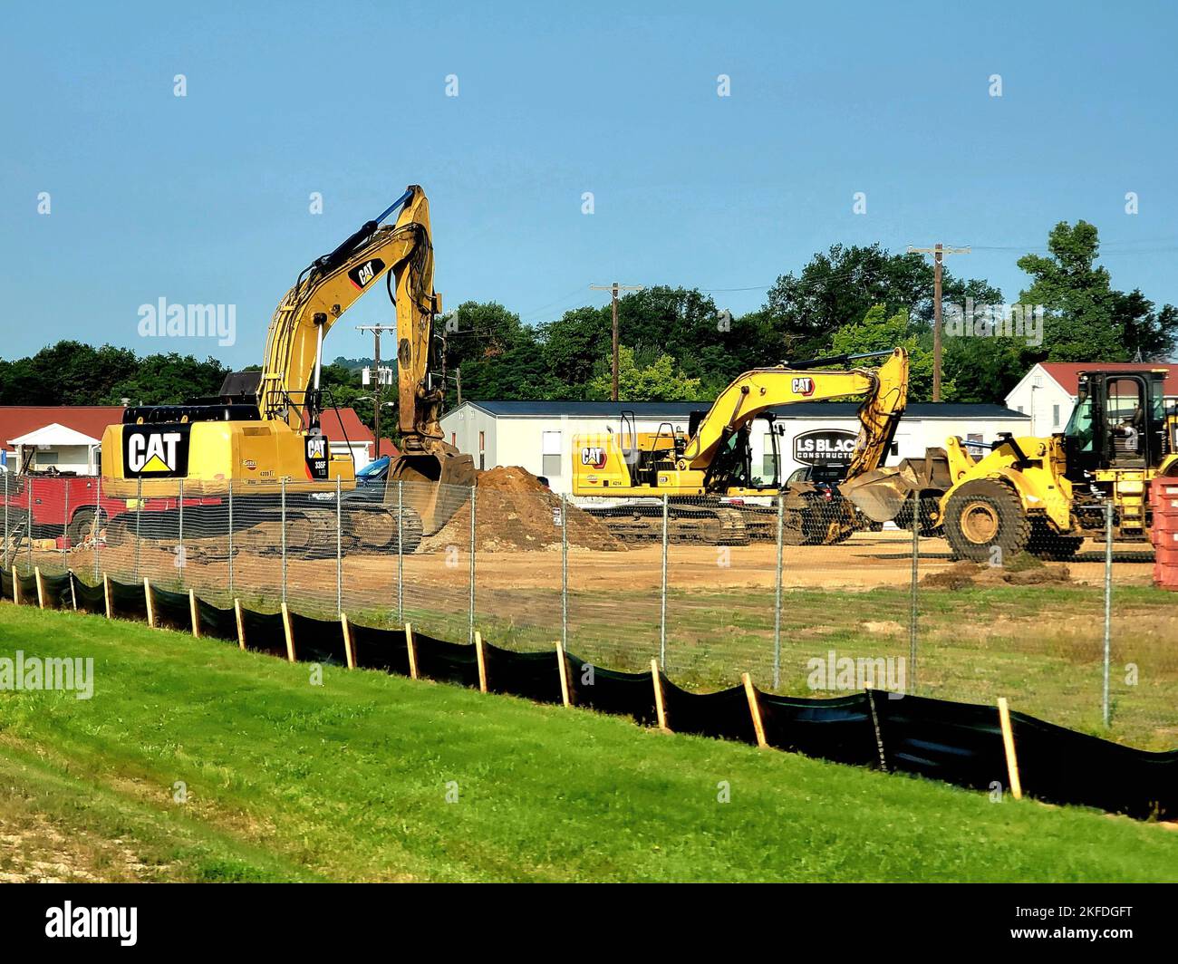 The construction area for a future transient training brigade ...