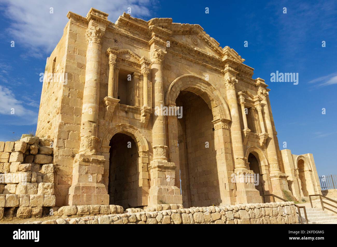 The Arch of Hadrian built to honor the visit of Emperor Hadrian in ...