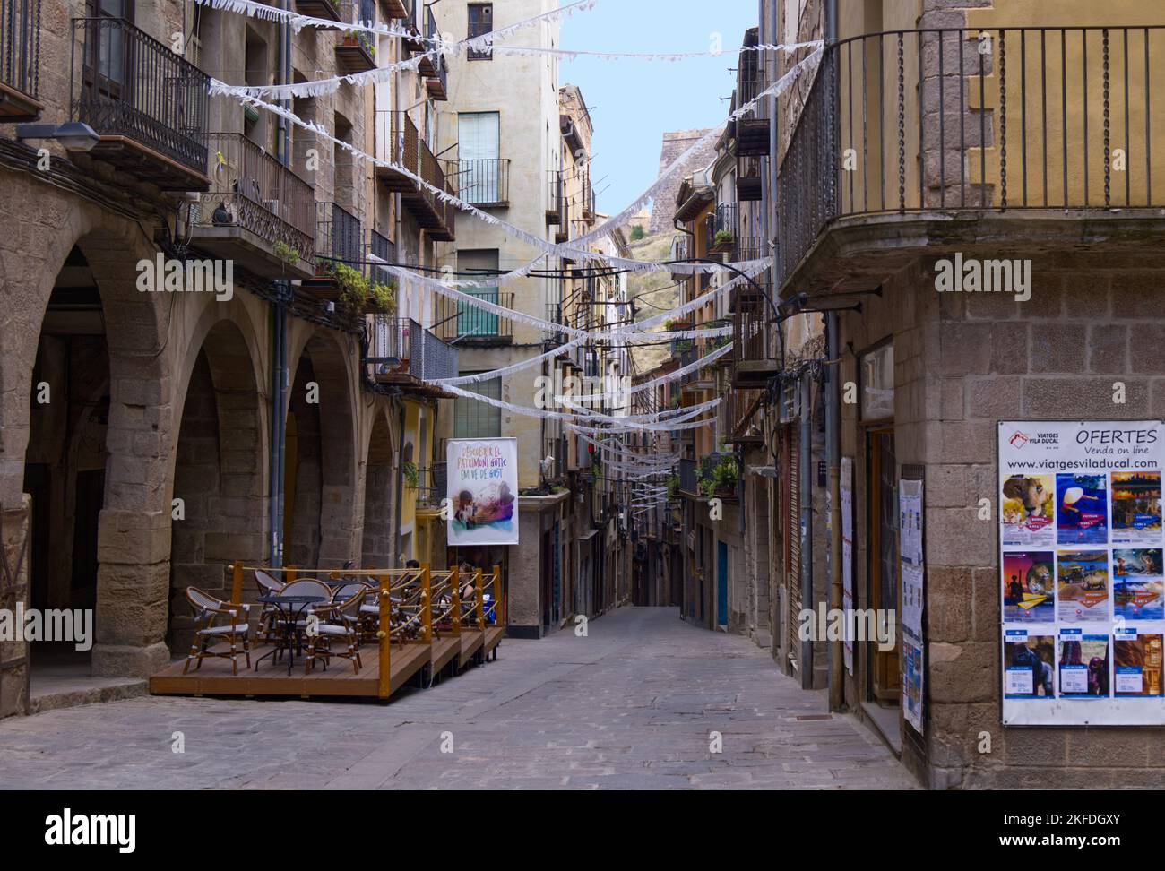 Spain - Cardona Street Stock Photo - Alamy