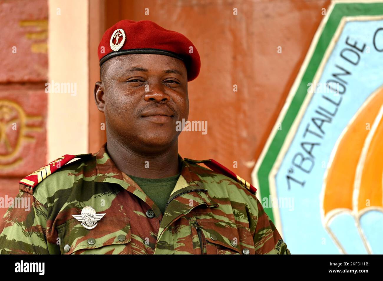 Sgt. Atchade Gaspard, assigned from the 1st Commando Parachute ...