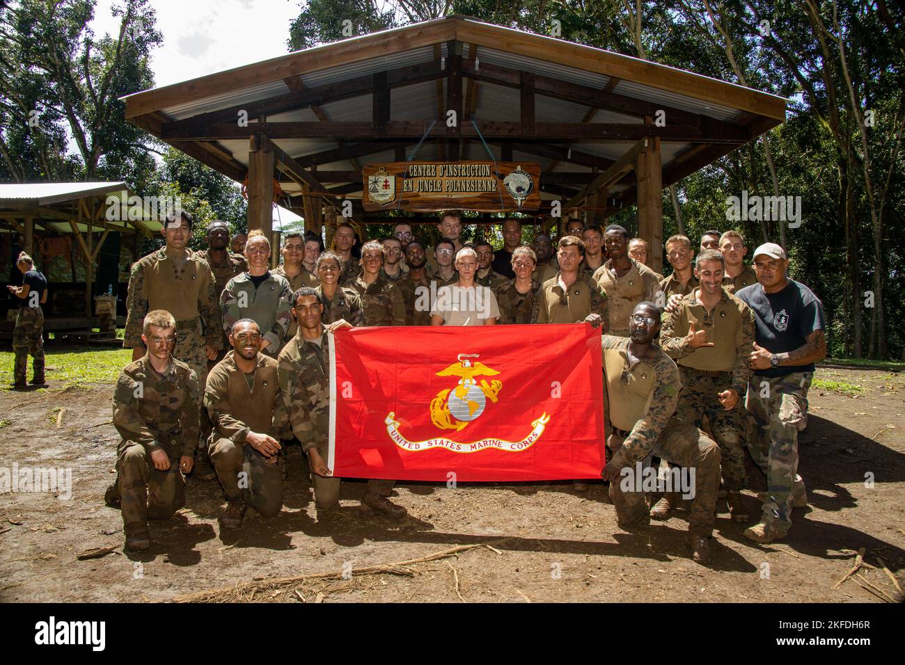 U.S. Marines with Headquarters and Service and Battalion, U.S. Marine ...