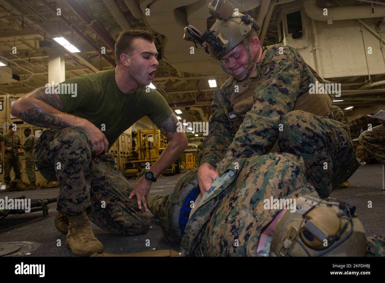 U.S. Marine Corps Lance Cpl. Mason Unsel, an infantry Marine, with ...