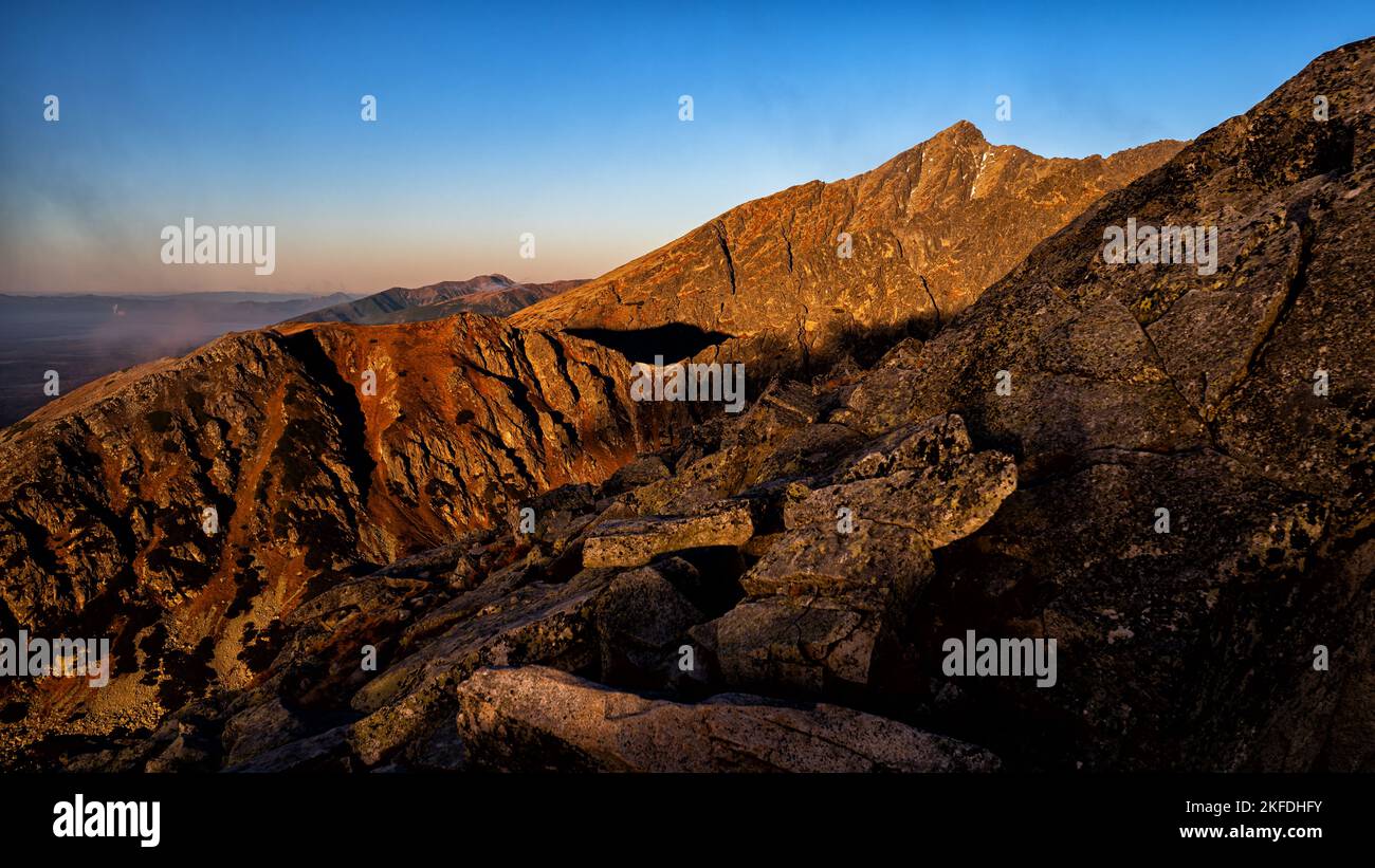 Mt. Krivan and the Furkotska Valley, Tatra National Park, Slovakia ...