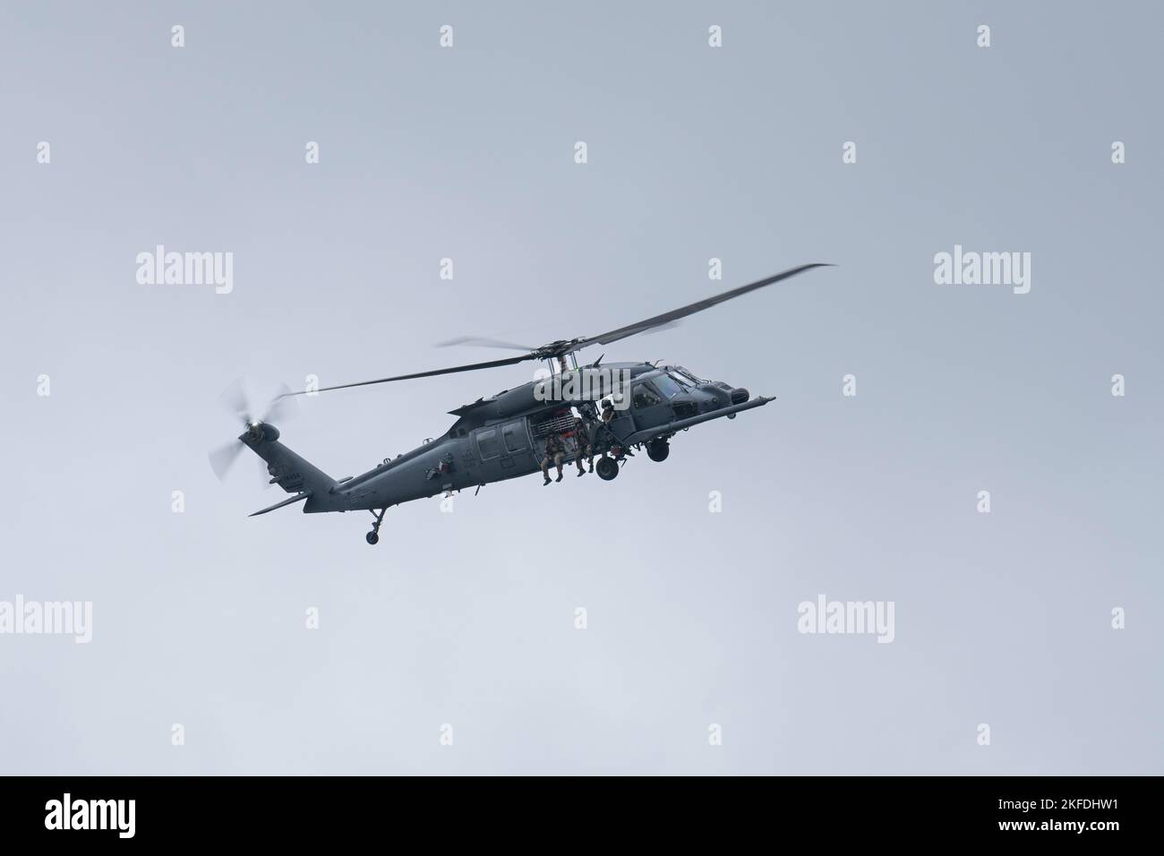 U.S. Air Force Airmen assigned to the 38th Rescue Squadron and 41st RQS ...