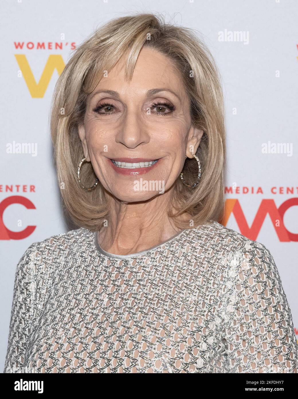New York, New York, Nov. 17, 2022. Andrea Mitchell arrives on the red ...