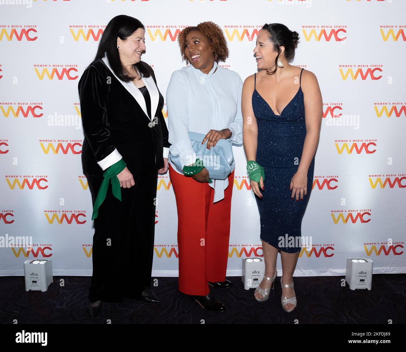New York, USA. 17th Nov, 2022. Maria Martinez, Salamishah Tillet, and ...