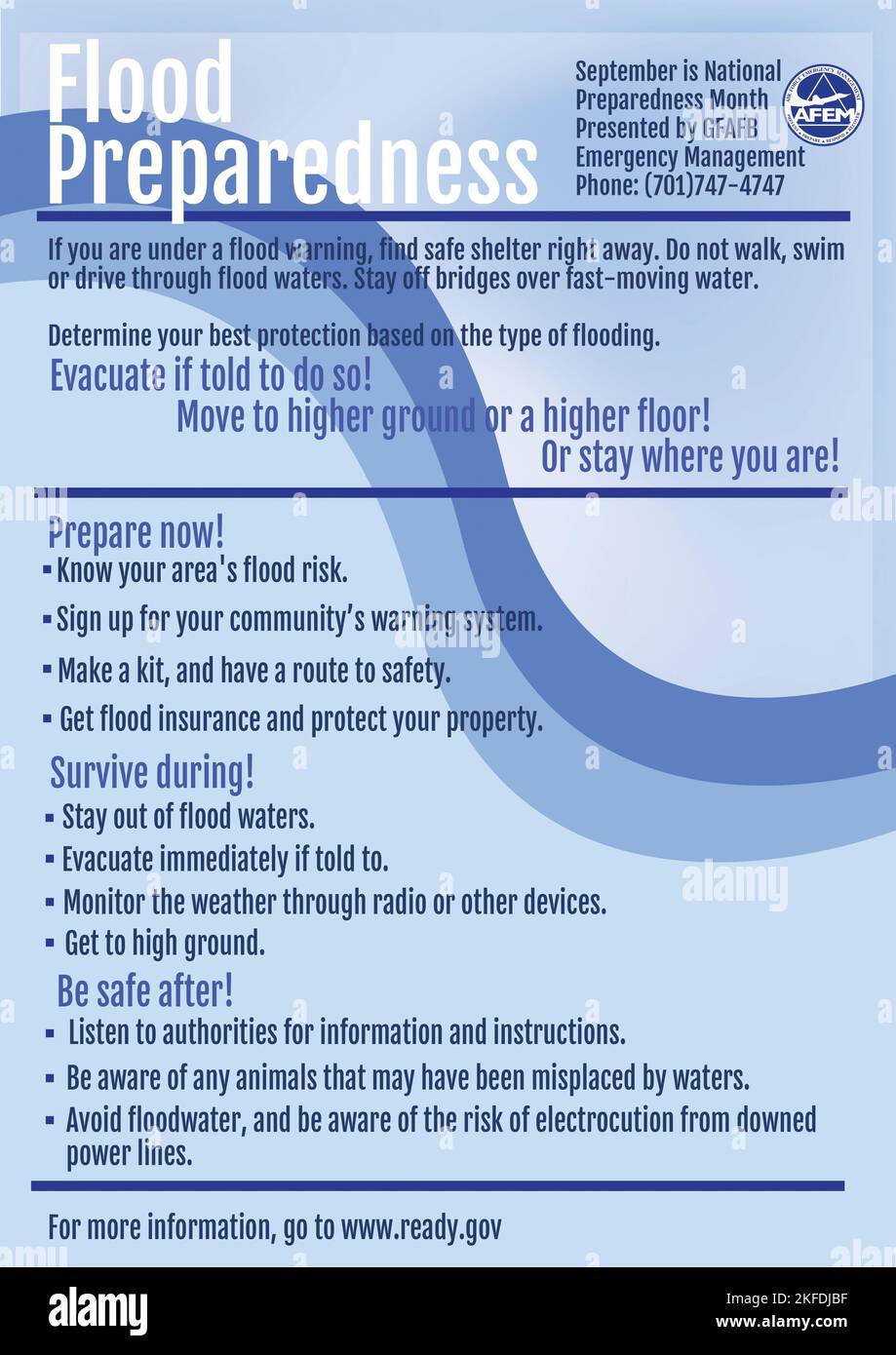 This poster was created to highlight National Preparedness Month for ...