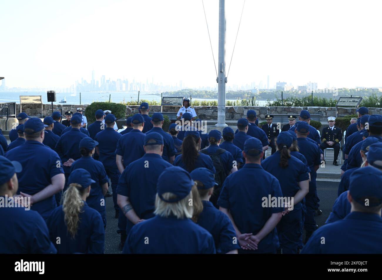 U.S. Coast Guard Capt. Zeita Merchant, Sector New York commander ...