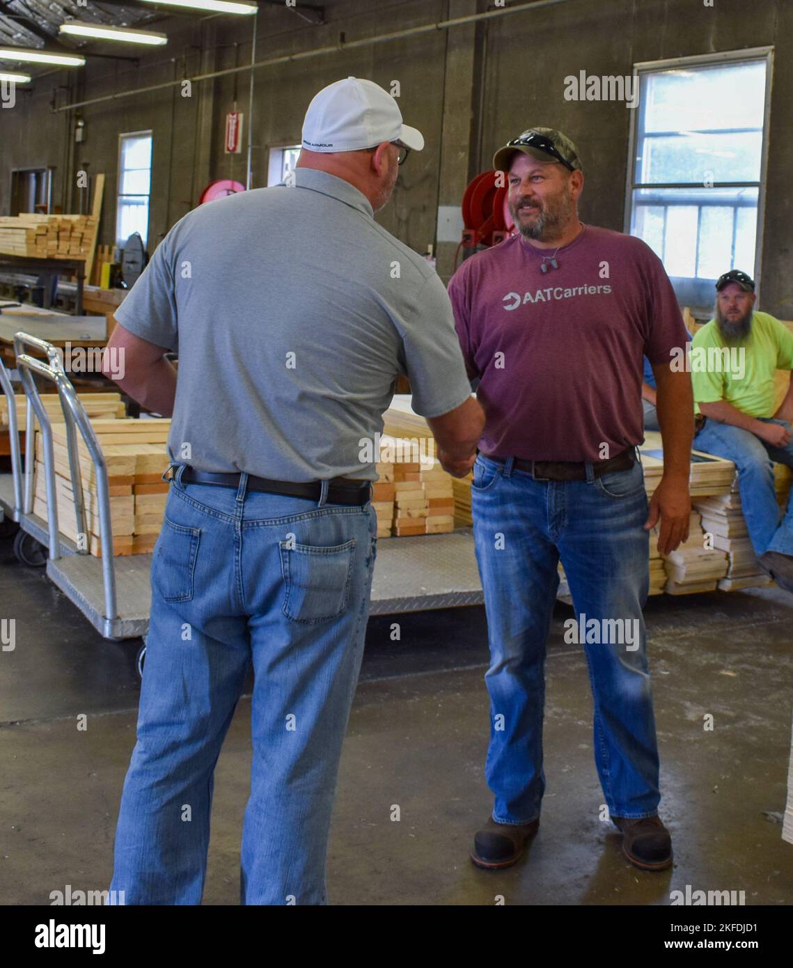 Jay Carr, JMC Deputy to the Commander visits Crane Army's Blockers and ...