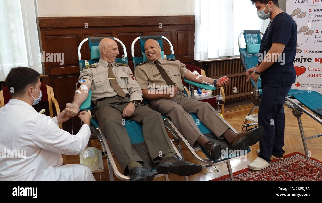 Maj. Gen. John C. Harris Jr. (seated, right), Ohio adjutant general ...