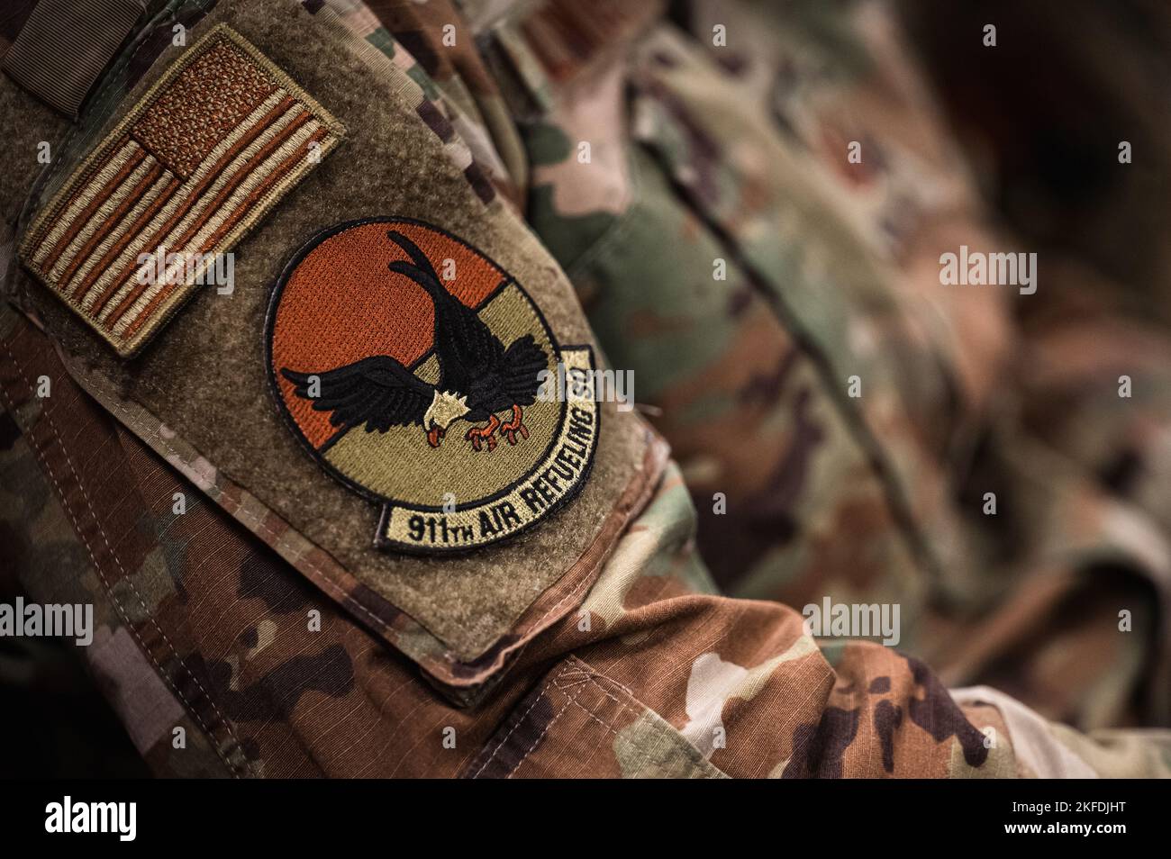 A 911th Air Refueling Squadron patch worn at Seymour Johnson Air Force ...