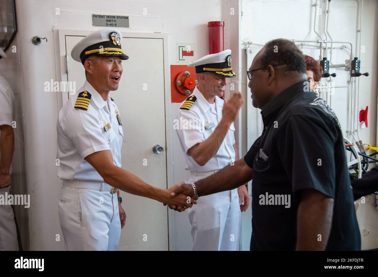 HONIARA, Solomon Islands (Sep. 10, 2022) – Capt. Hank Kim, mission ...