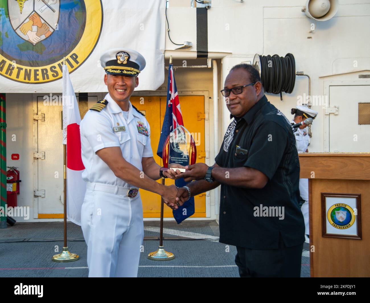 HONIARA, Solomon Islands (Sep. 10, 2022) – Capt. Hank Kim, mission ...