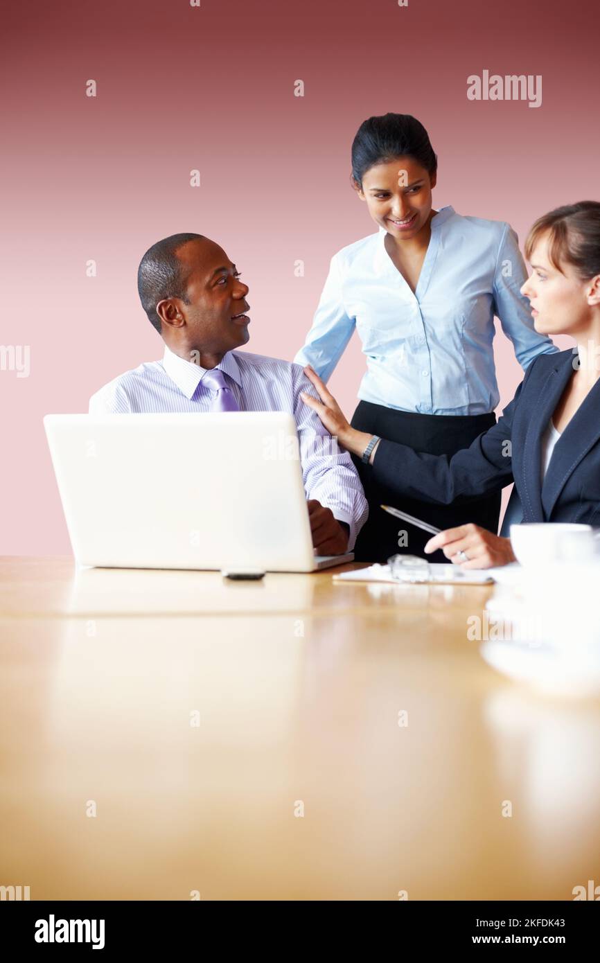 Man interrupting a woman hi-res stock photography and images - Alamy