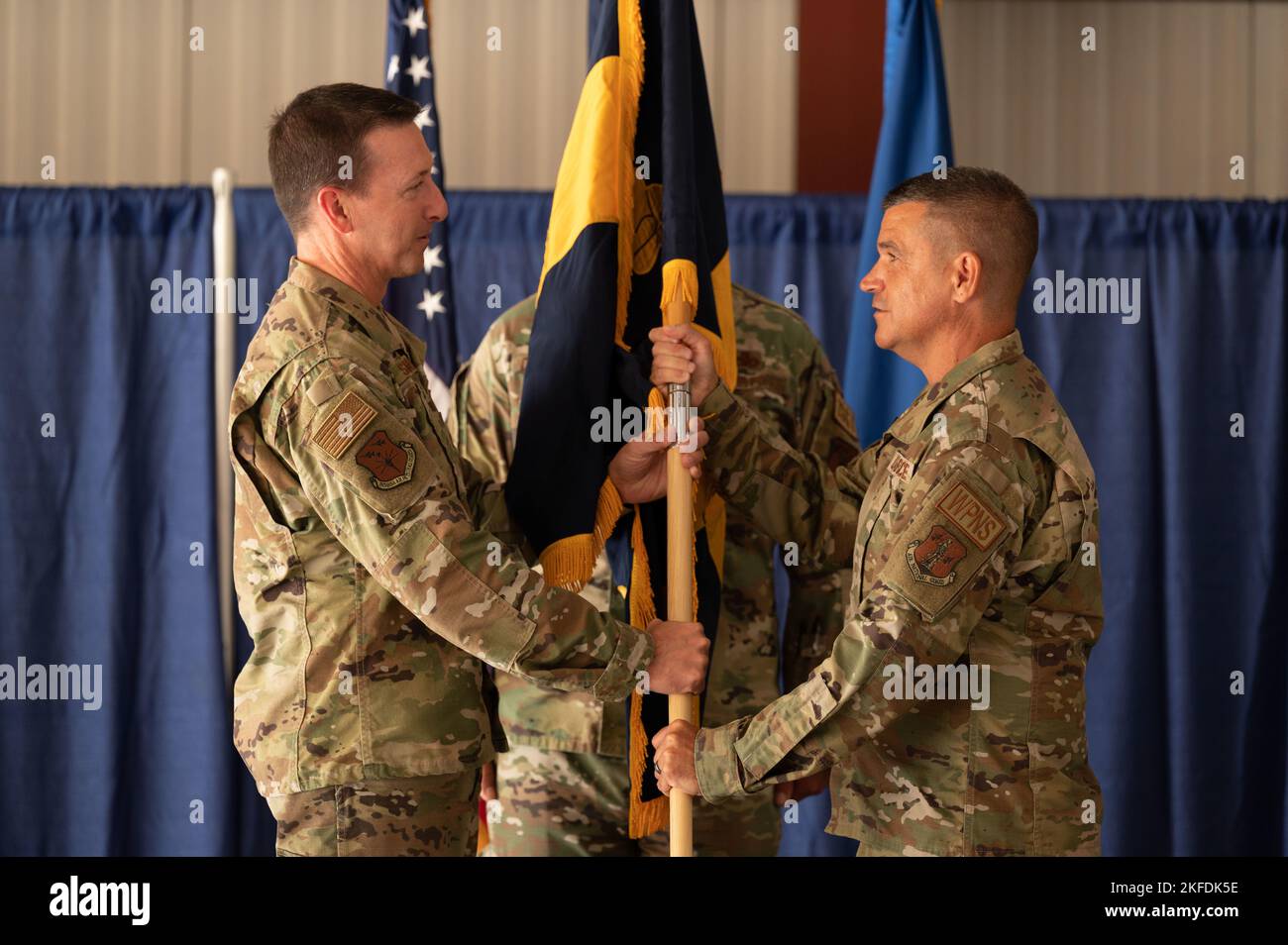 U.S. Air Force Brigadier General Michael D. Stohler, commander, Indiana ...