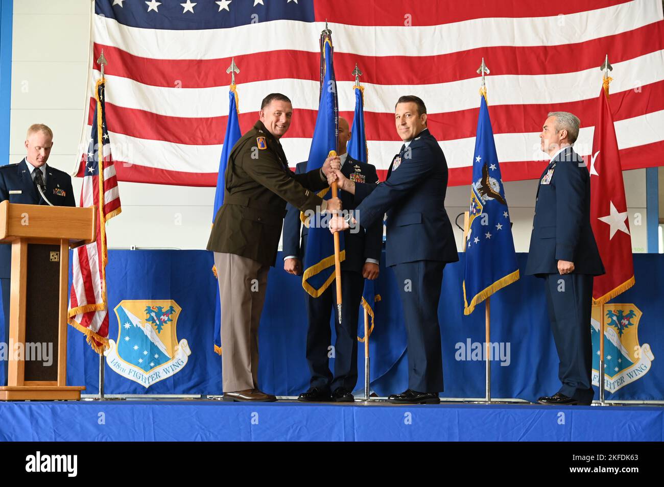 U.S. Air National Guard Col. Nate Aysta assumes command of the 148th ...