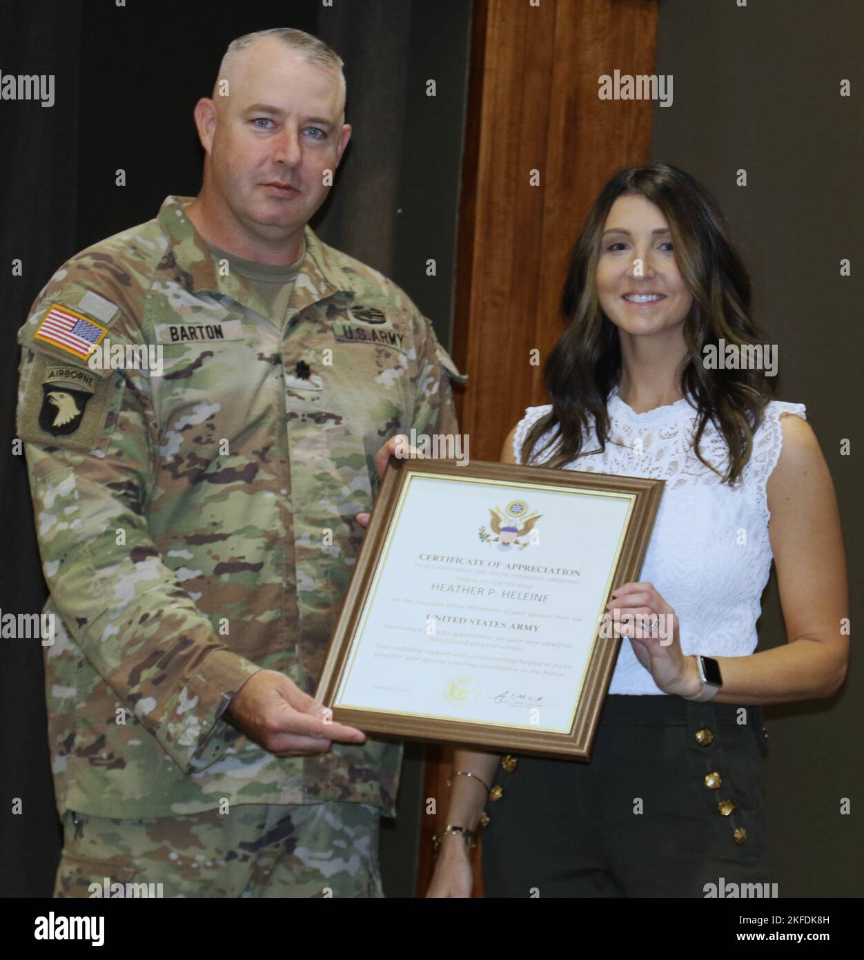 Lt. Col. Mike Barton, Commander of the Illinois Army National Guard's ...